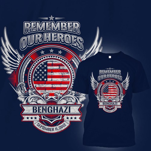 Remember our Heroes of Benghazi | T-shirt contest