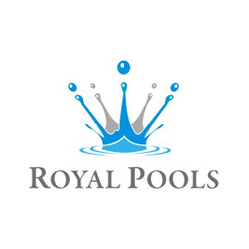 Create a crown from a splash of water for Royal Pools | Logo & business ...