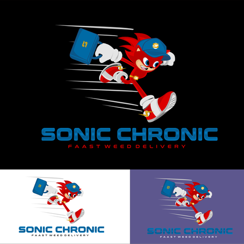 Sonic speed weed delivery service ! | Logo design contest