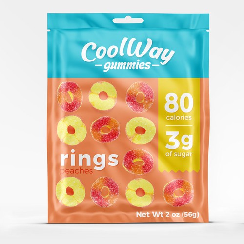 Designs | CoolWay Gummies Packaging Design -Candy Without the Guilt ...