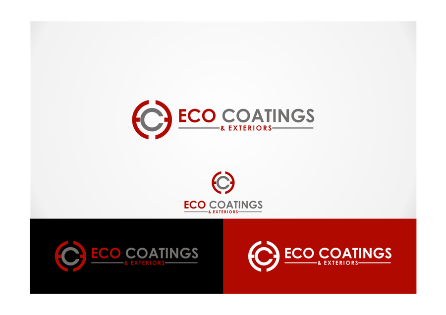 Eco Coatings & Exteriors Logo. Three examples of logos to get ...