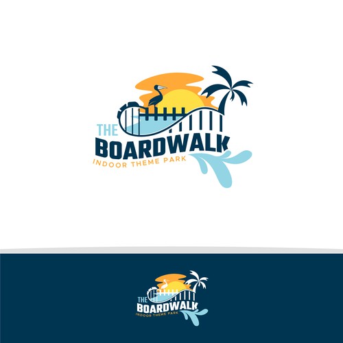 Designs | Beach logo for new business: THE BOARDWALK | Logo design contest