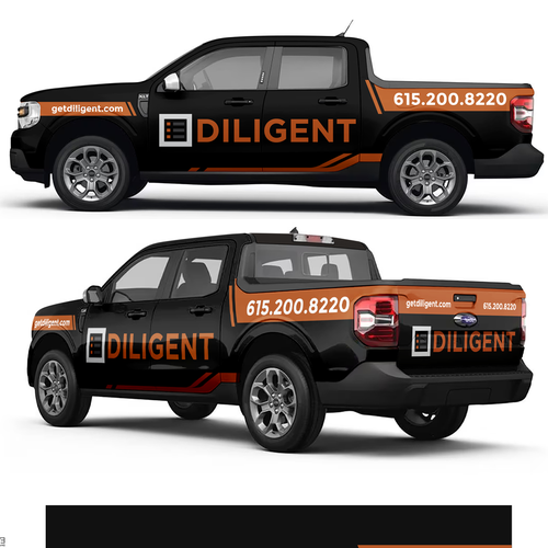 Designs | Design a modern and simple truck wrap for our home inspection ...