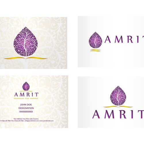 Designs | Create a modern exotic visual for Amrit | Logo & brand ...