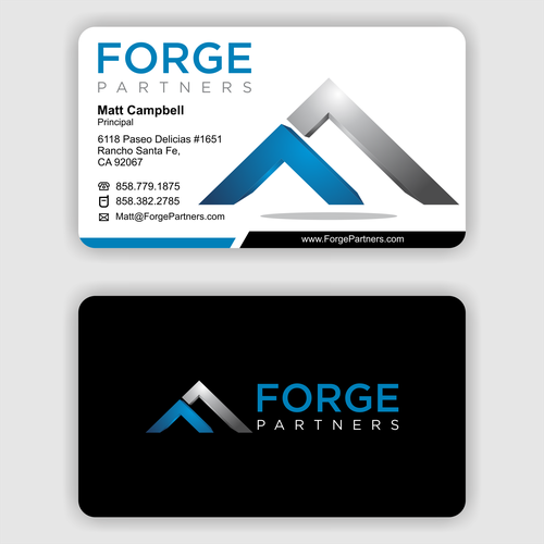 Hot New Business Cards for Forge Partners! | Business card contest