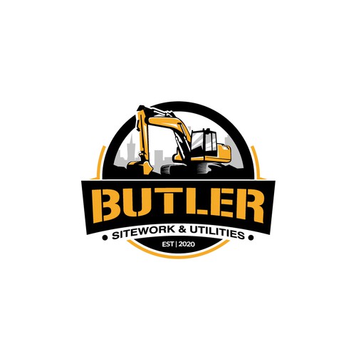 Designs | Sitework & Utility Construction Logo/Mascot Brand Identity ...