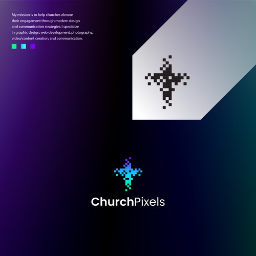 Designs | Design a vibrant and fun logo for a pixel design startup ...