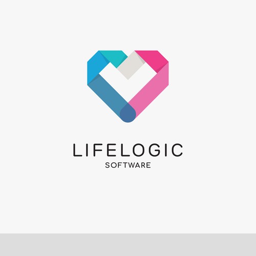Designs | LifeLogic simple heart logo combining warmth and order | Logo ...