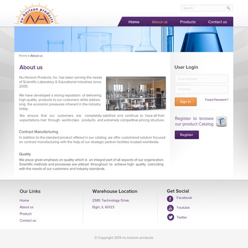 Create a winning website for scientific laboratory equipment ...