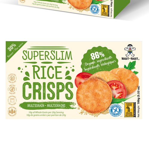Designs | Design Packaging for Healthy Rice Cracker | Product packaging ...