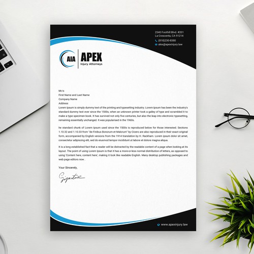 Designs | Letterhead | Stationery contest