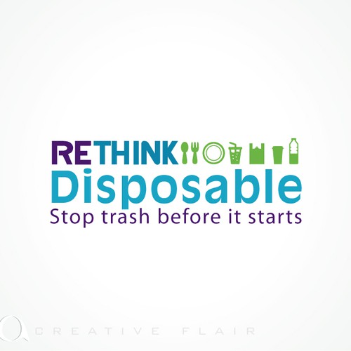 New logo wanted for Rethink Disposable | Logo design contest