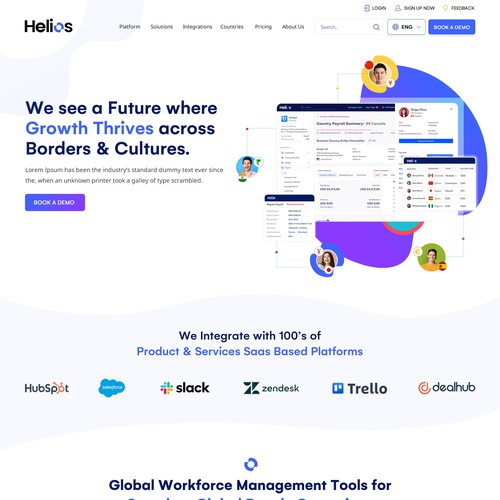 Designs | Helios Website Concept | Web page design contest