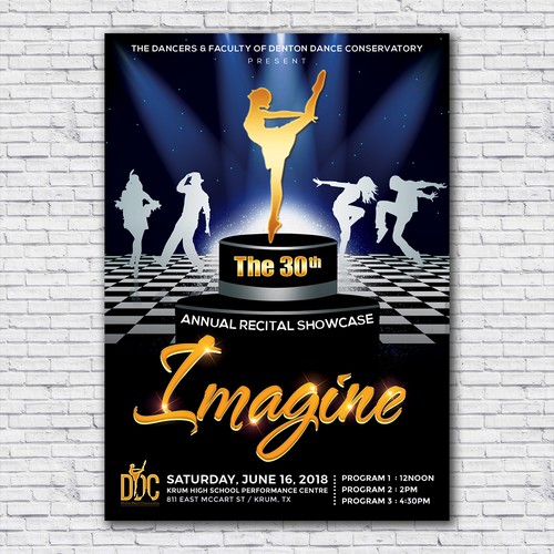 Dance Concert Poster Design