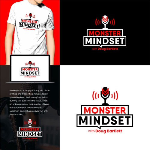 Designs | Design a powerful logo for a Monster Mindset | Logo & social ...