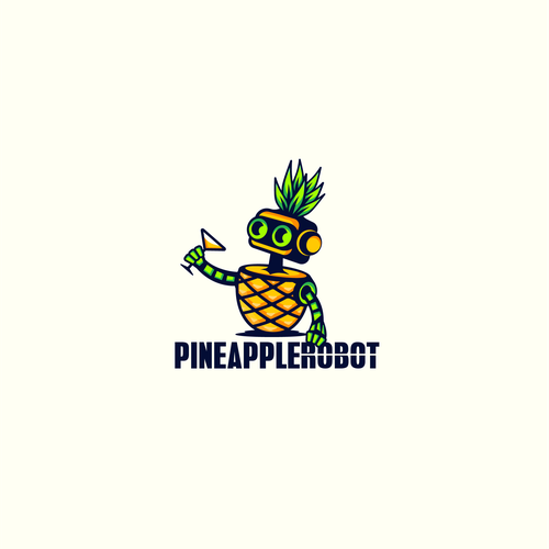 Designs | Pineapple Robot Bar in Maui needs a LOGO!!! | Logo design contest