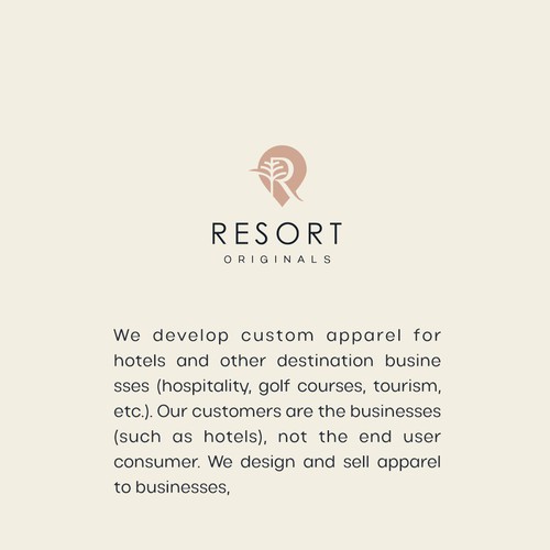 Designs | Custom Resort-Themed Apparel Logo Design | Logo design contest