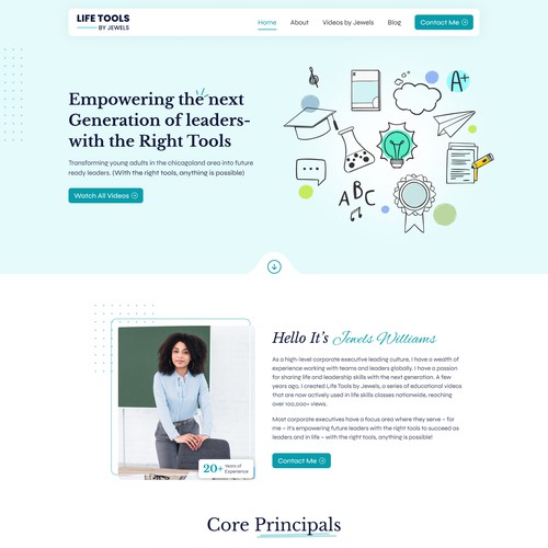 Designs | Fun Web Design - Life Tools by Jewels | Web page design contest