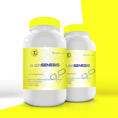 Design the label for the best energy enhancing nutritional supplement ...