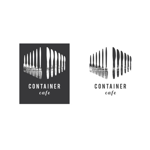 Create a branding package for a converted shipping container cafe ...