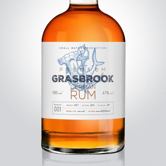 We need a Label for Premium German Rum! | Product label contest