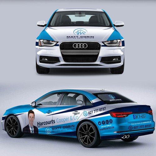 Designs | Audi A4 Car Wrap for Real Estate | Car, truck or van wrap contest
