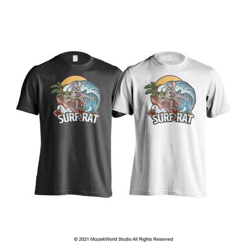 Designs | Surf Rat (Please design my husband's childhood comic book ...