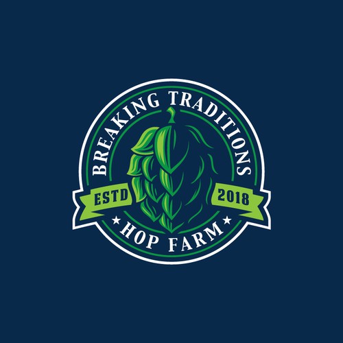 Designs | Breaking Traditions Hop Farm Logo | Logo design contest
