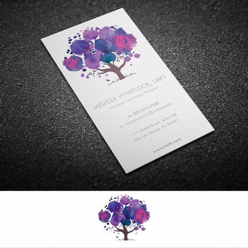 California Therapist Needs Business Card And Lots More Projects To Come ...