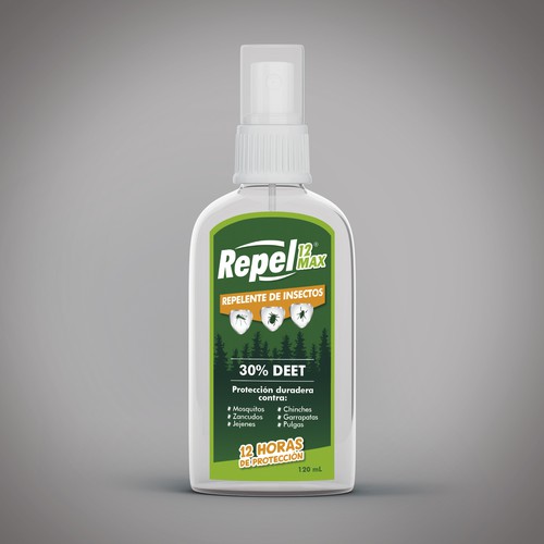 Designs | Repel 12 Max Etiqueta | Product label contest