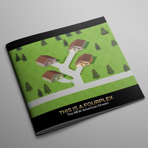 Enhanced Detached 4-Plex Graphic | Other business or advertising contest