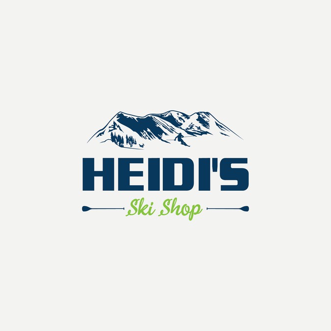 Incorporating Skis and Paddleboards for Heidi's Ski Shop! | Logo design ...