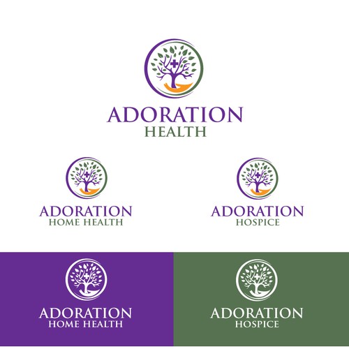Create a compassionate looking logo for a new home health and hospice ...