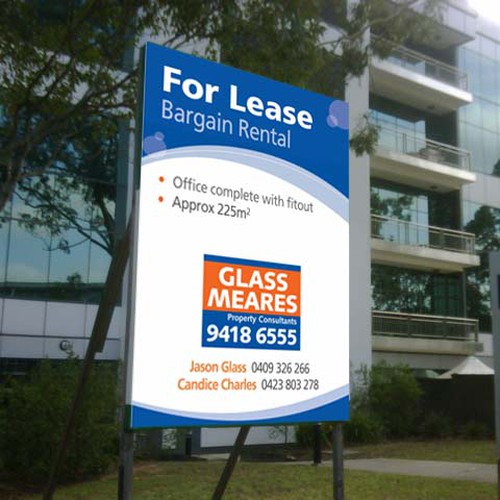 Commercial Real Estate Signboard Design | Print or packaging design contest