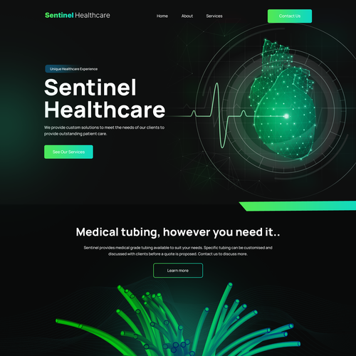 Designs | Sentinel Healthcare needs a modern, premium-feel web design ...