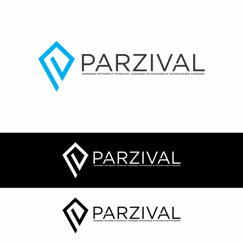 Create a diamond logo for Parzival, the world's first specialty medical ...