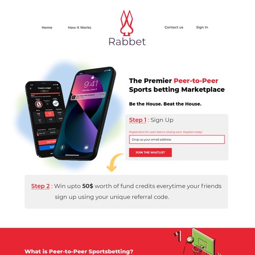 Designs | Design a sleek landing page - Peer-to-Peer Sports Betting app ... Designs | Design a sleek landing page - Peer-to-Peer Sports Betting app ...