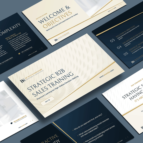 Designs | PowerPoint Master Template for Premium B2B Sales Training ...