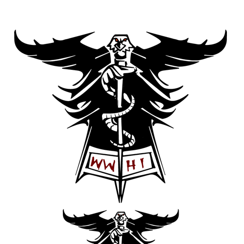 Evil Rod of Asclepius logo for world-wide subversive organization ...