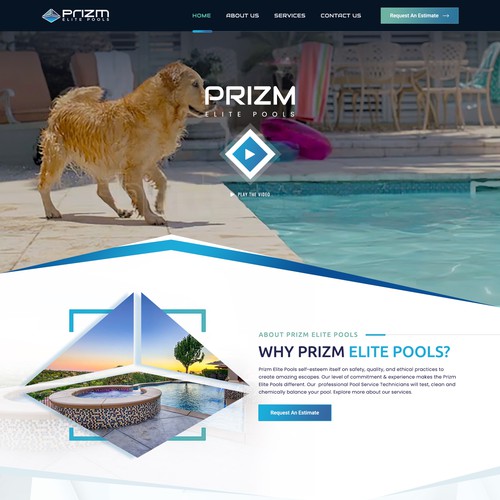 Designs | Prizm Elite Website Design | Web page design contest