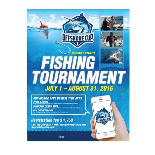 Fishing Tournament Ad/Flyer | Postcard, flyer or print contest