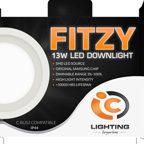 Eye Catching LED Downlight Box | Product packaging contest