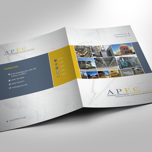 Design a Professional Booklet for an Engineering Firm | Brochure contest