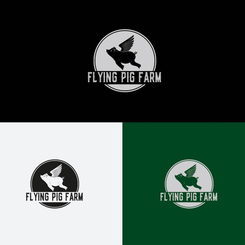 Flying Pig Farm logo contest | Logo design contest
