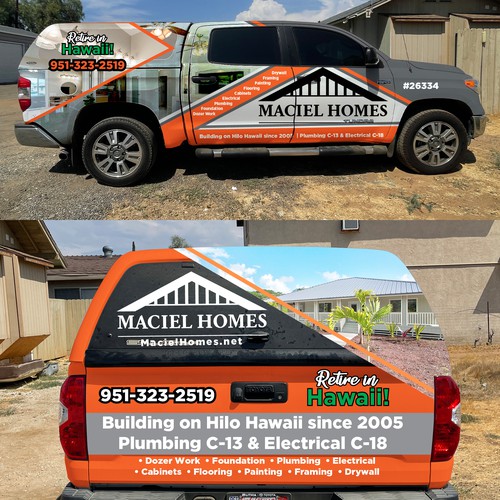 Designs | Hawaii Real Estate Truck Wrap | Car, truck or van wrap contest