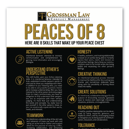 Create an attractive flyer for conflict management training program ...