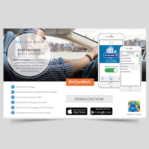 Print Advertisement for Distracted Driving Mobile Application - 1/2 ...
