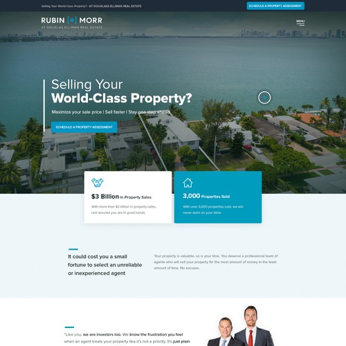 Luxury Real Estate Group Website - Copy already done. Time to make it ...