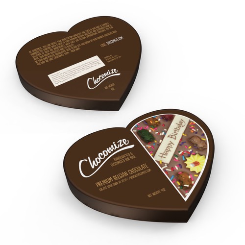 Designs | New heart-shaped product packaging wanted for Chocomize ...