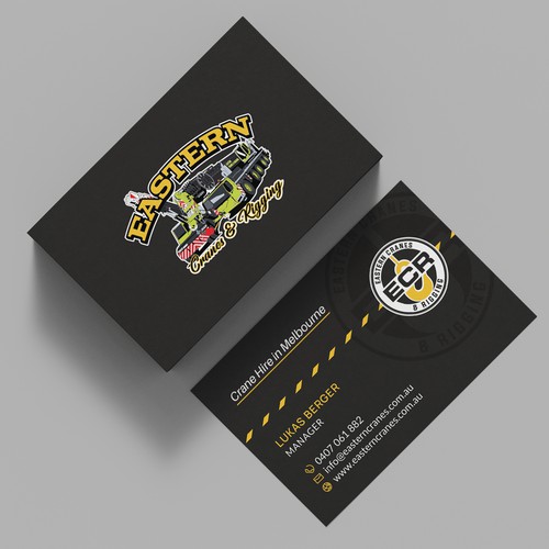 Designs | Eastern Cranes & Rigging | Business card contest
